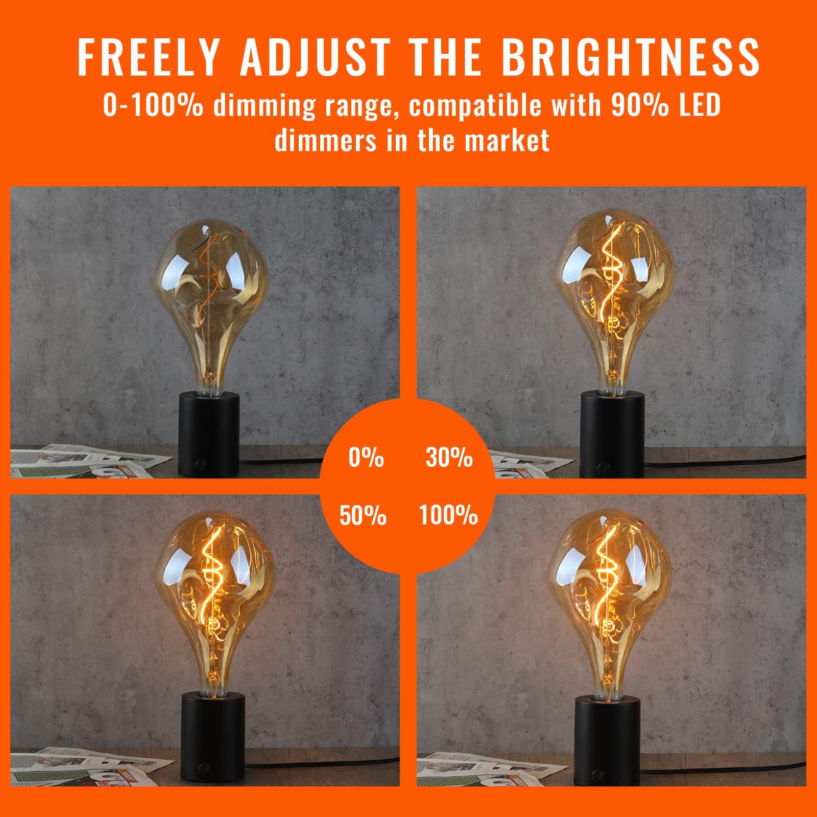 Light Bulb Lamp Vintage Ads G25 LED Bulbs Filament | LED LIGHTING