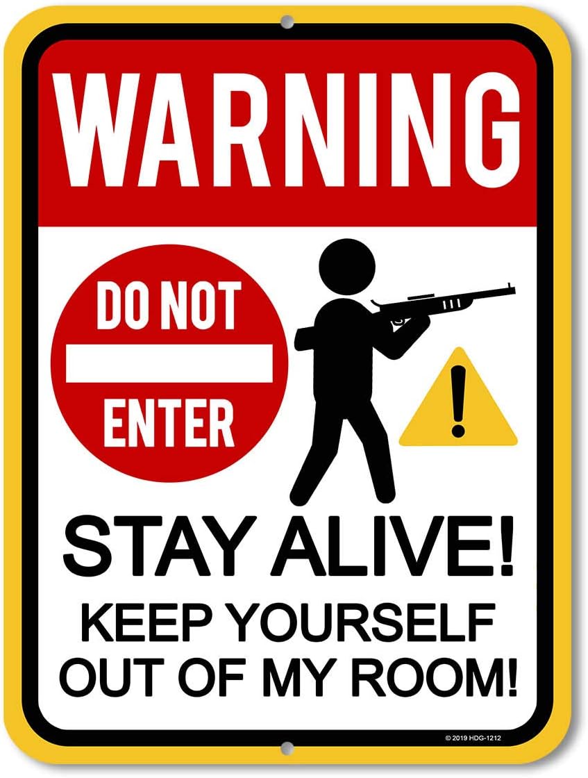 Amazon.com : Honey Dew Gifts Funny Signs, Caution Adults at Play 9 inch ...