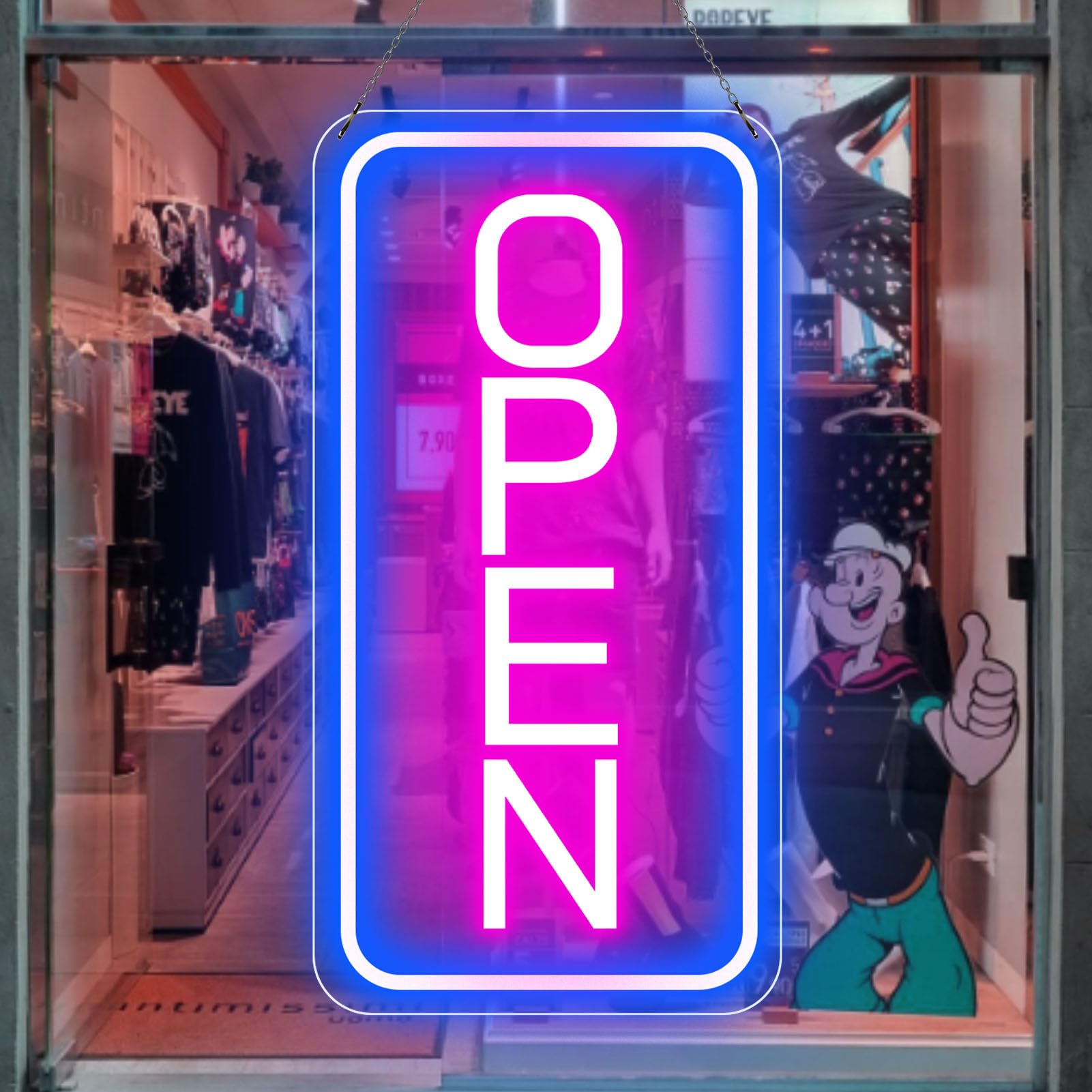 Amazon.com : Super Large Open Sign, Neon Open Signs for Business, 23''x ...