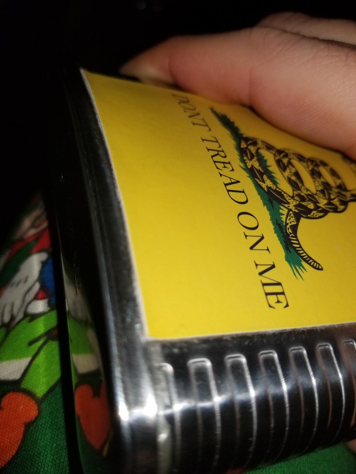 Amazon.com | Perfect Pregame Don't Tread On Me Flask - Awesome ...