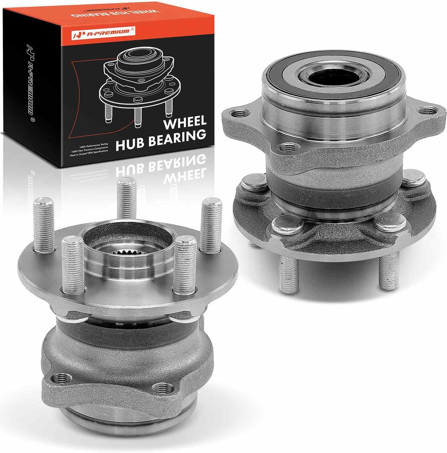 Amazon.com: PAROD 512401 Pair Wheel Hub and Bearing Assembly Rear ...