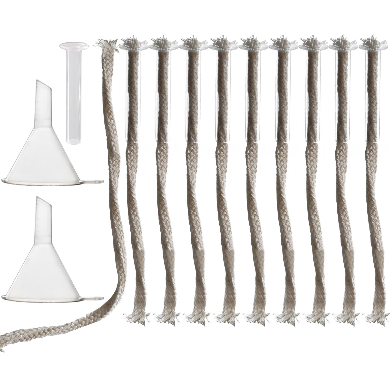 Amazon.com: GXFCCYXT 10 Pieces Glass Tube Holder Wick Replacement ...