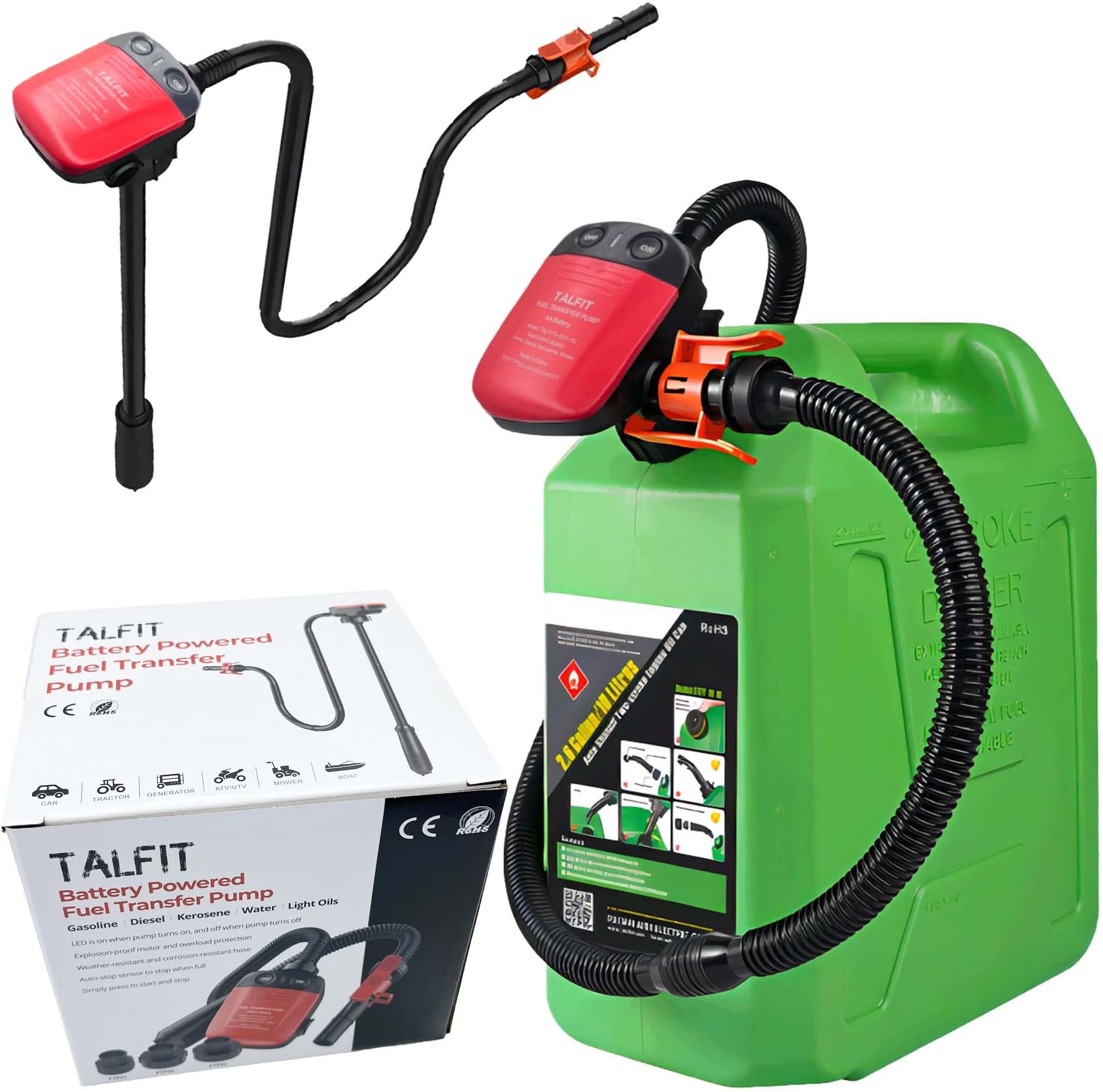 PumpMatic Super pompe à gaz alimentée par batterie - Pompe de transfert ...