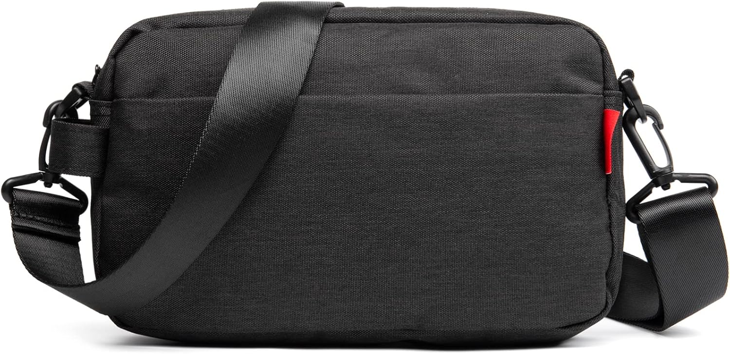 Amazon.com: Sanpeng Unisex-Adult Messenger Bag, Black, Small (10.24 x 1 ...