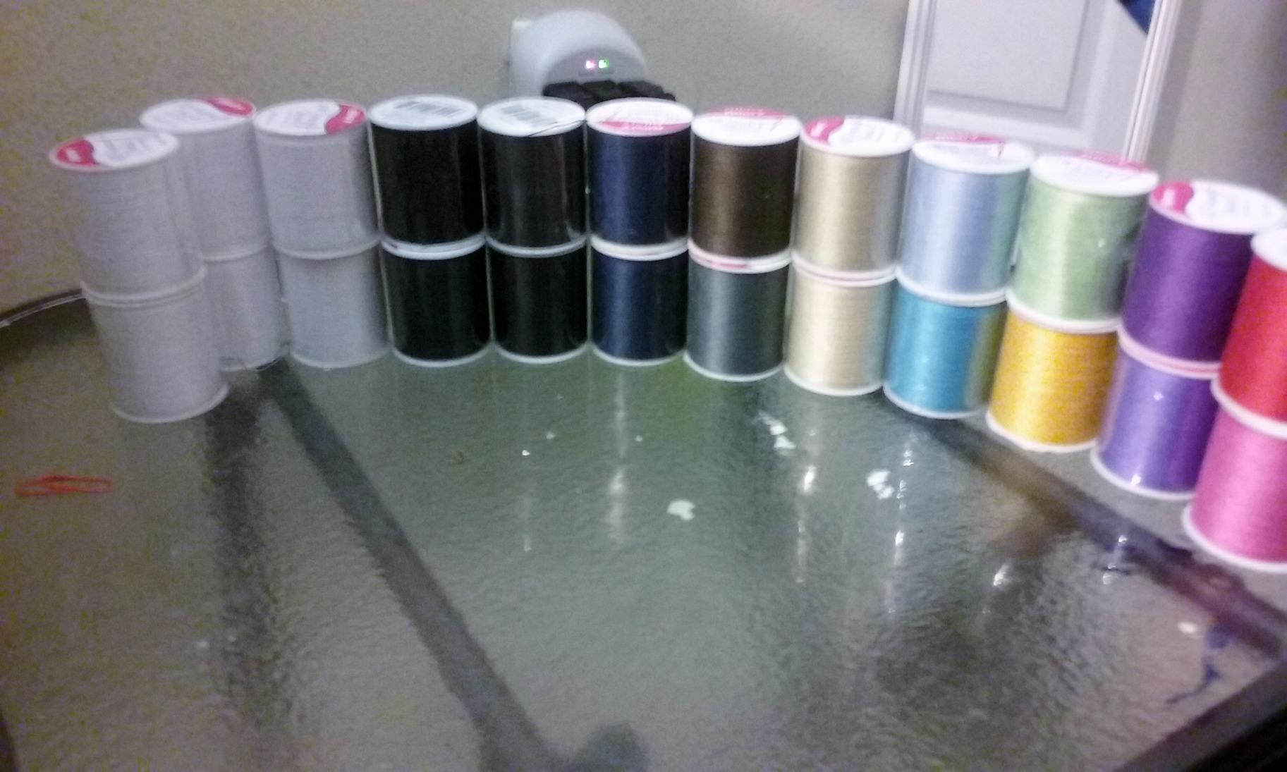 Amazon.com: Polyester Sewing Thread Set - 24 Spools (200 Yards Each ...