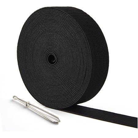 Black Elastic Bands Stretch Elastic Fabric Band Elastic Sewing Bands ...