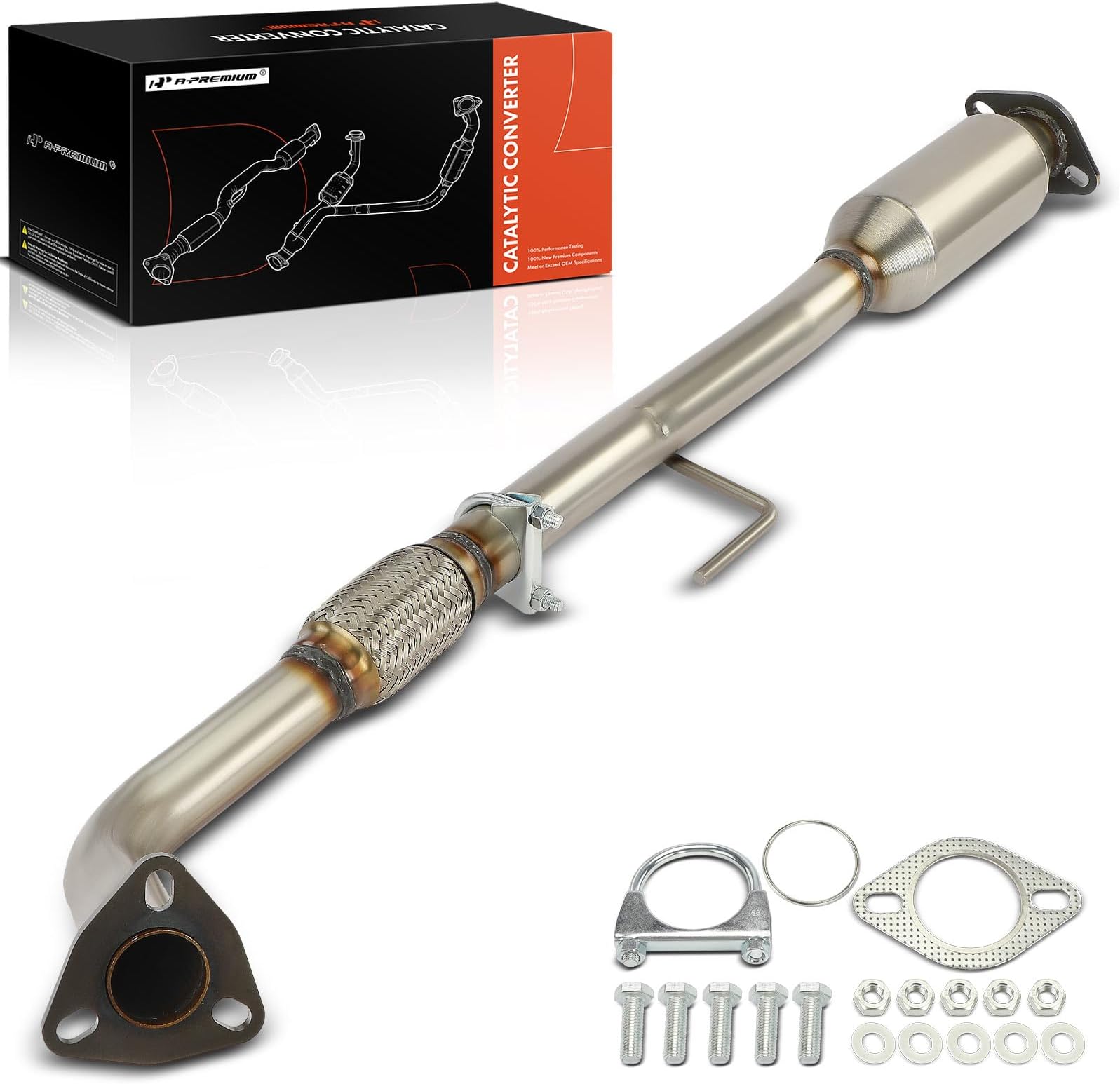 Amazon.com: A-Premium Rear Catalytic Converter Kit Direct-Fit ...