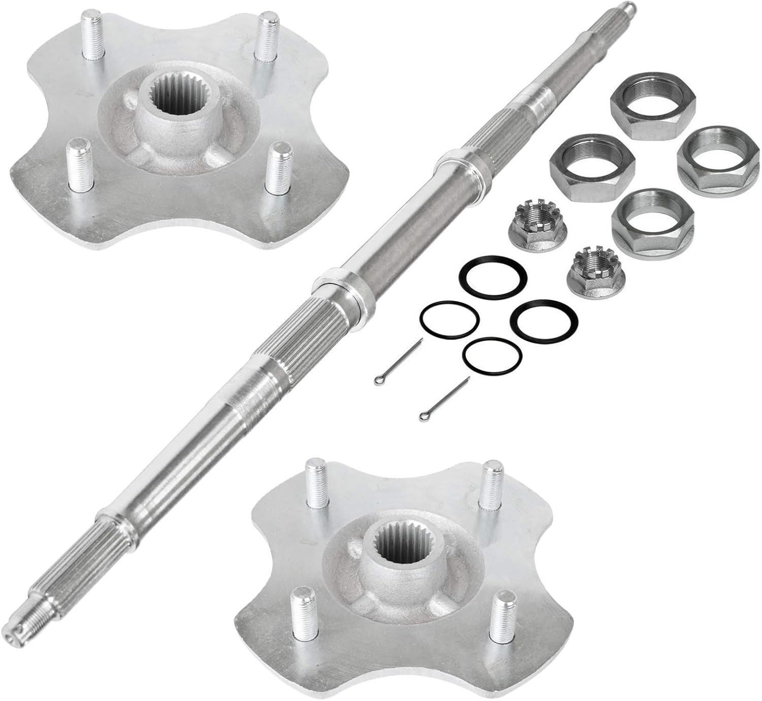 Amazon.com: Caltric Rear Axle Shaft with Wheel Hub Kit Compatible with ...