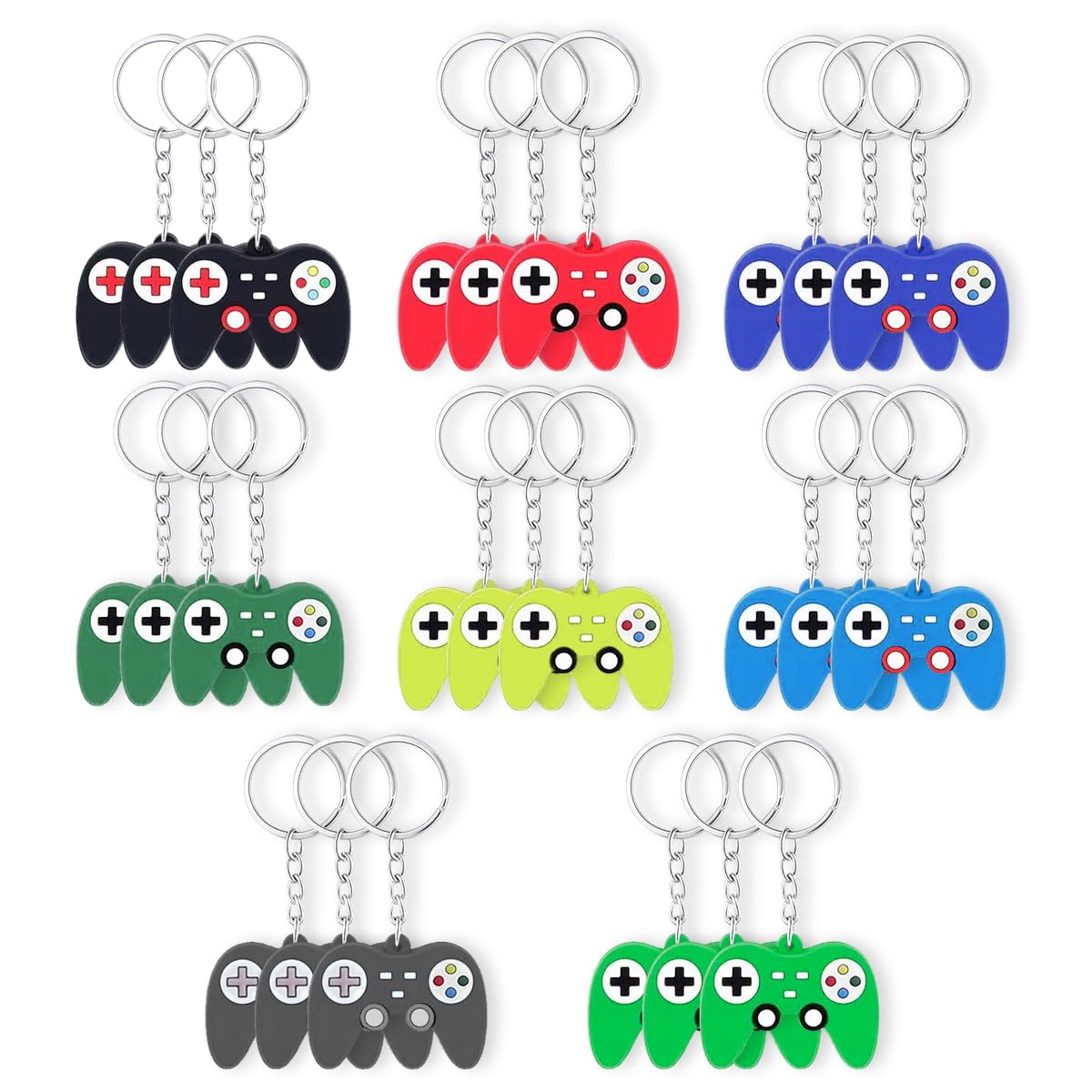 Amazon.com: EAEDMY 24PCS Video Game Party Favors, Mini Game Controller ...