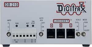 Amazon.com: Digitrax DGTDB210 Booster Advanced w/Single Auto Reversing ...