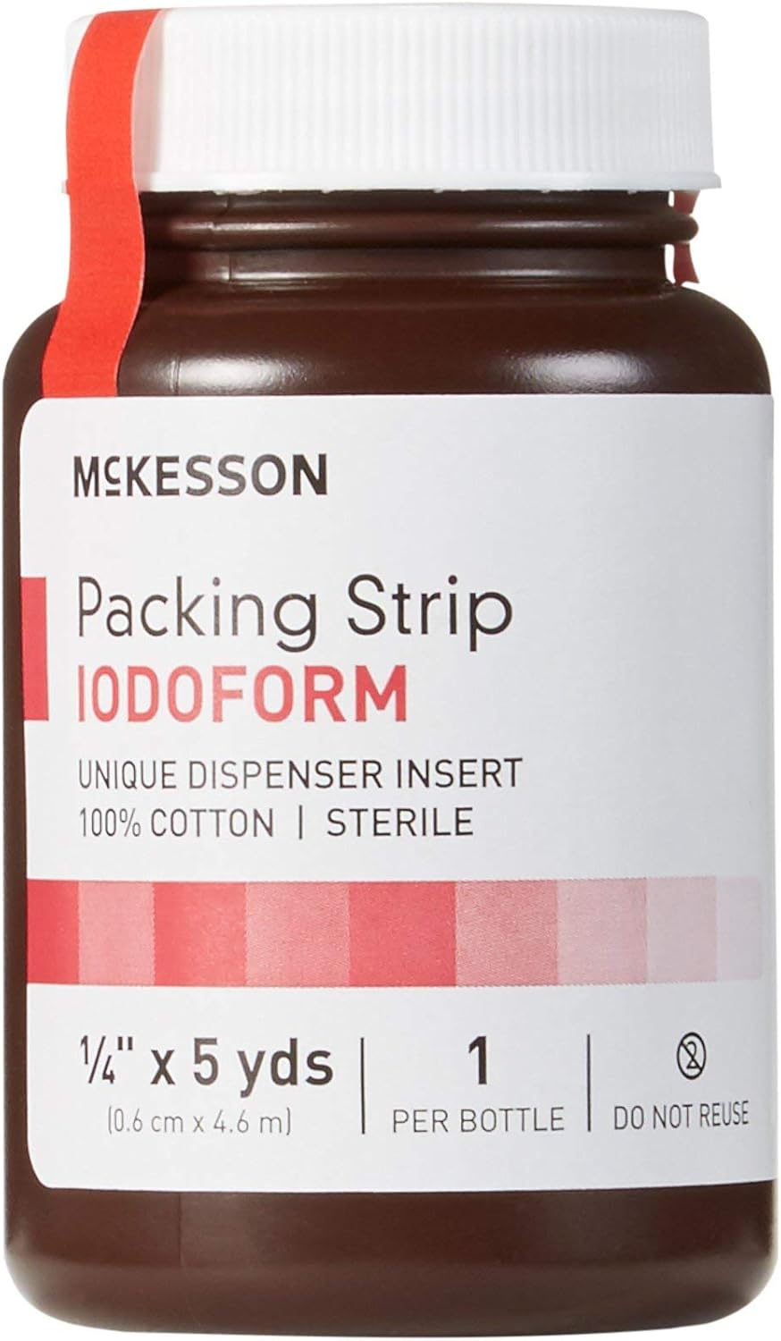 Amazon.com: McKesson Packing Strip, Sterile, Iodoform (Small (1 Count ...