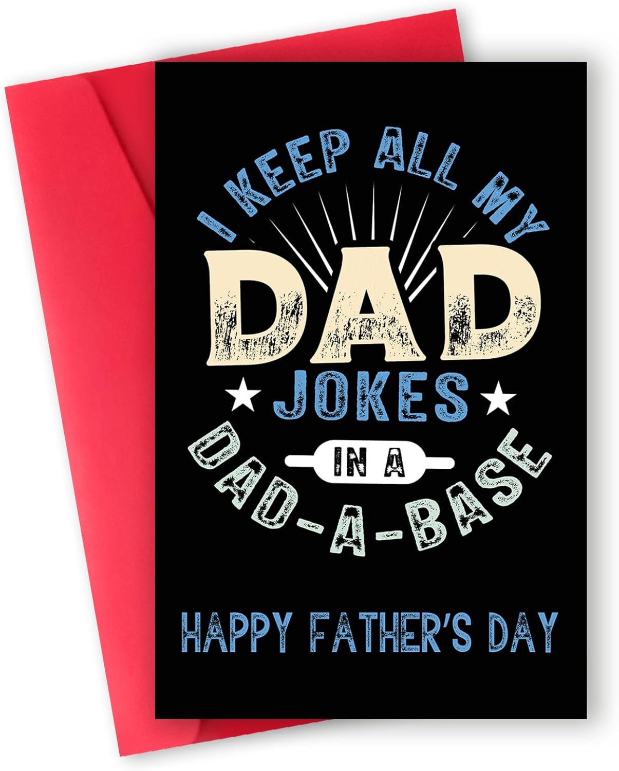 Amazon.com: ATTLVV Funny Fathers Day Card,Happy Father's Day Gift for ...