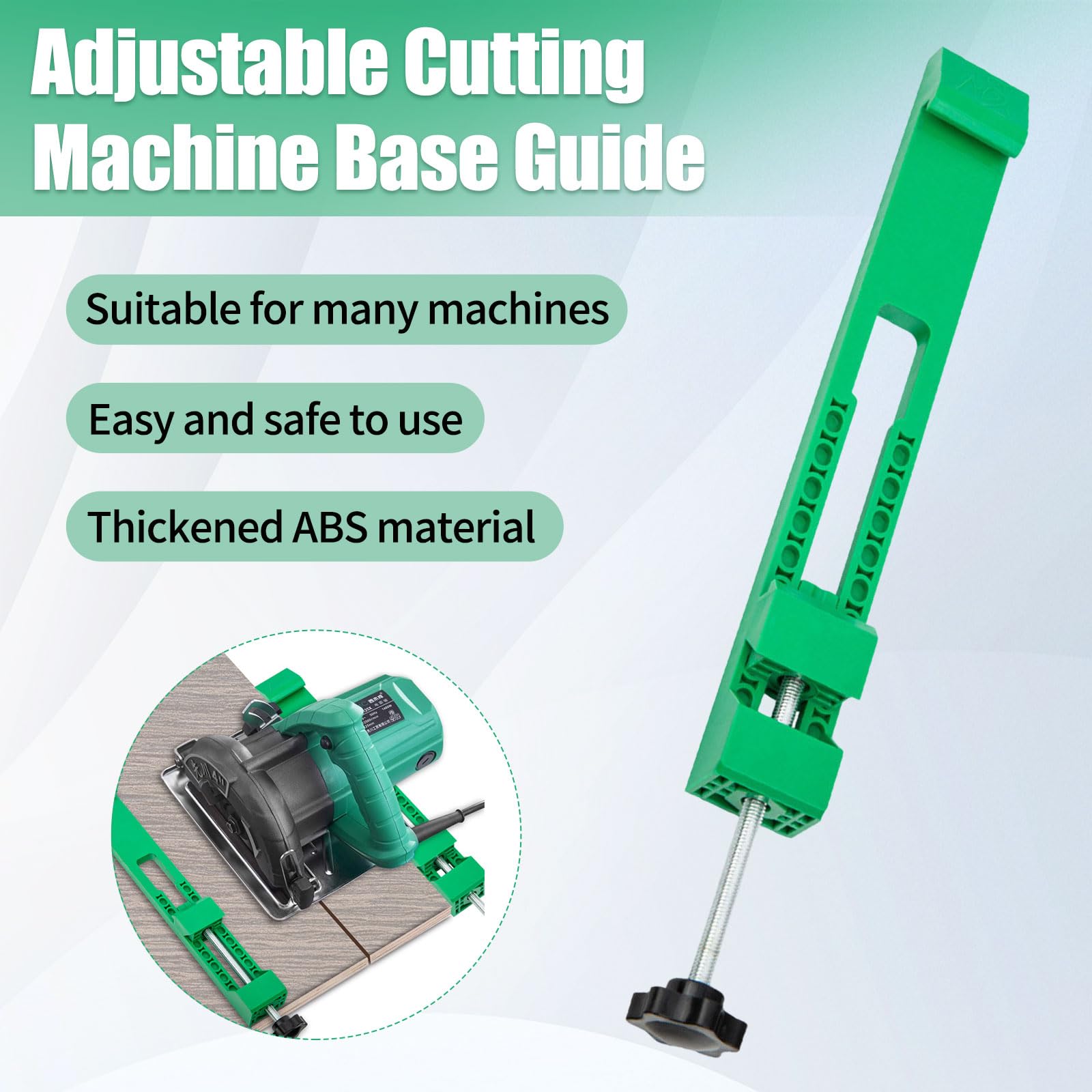 Snapklik.com : Adjustable Cutting Machine Base Guide, Clamp Circular ...