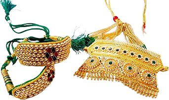 Amazon.com: Gold Plated Wedding Jewellery Rajputani Rajasthani Rajputi ...