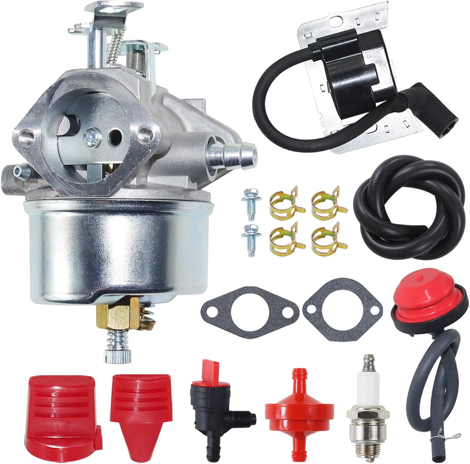 Amazon.com: BOSFLAG 632334 Carburetor with 35135A Ignition Coil ...