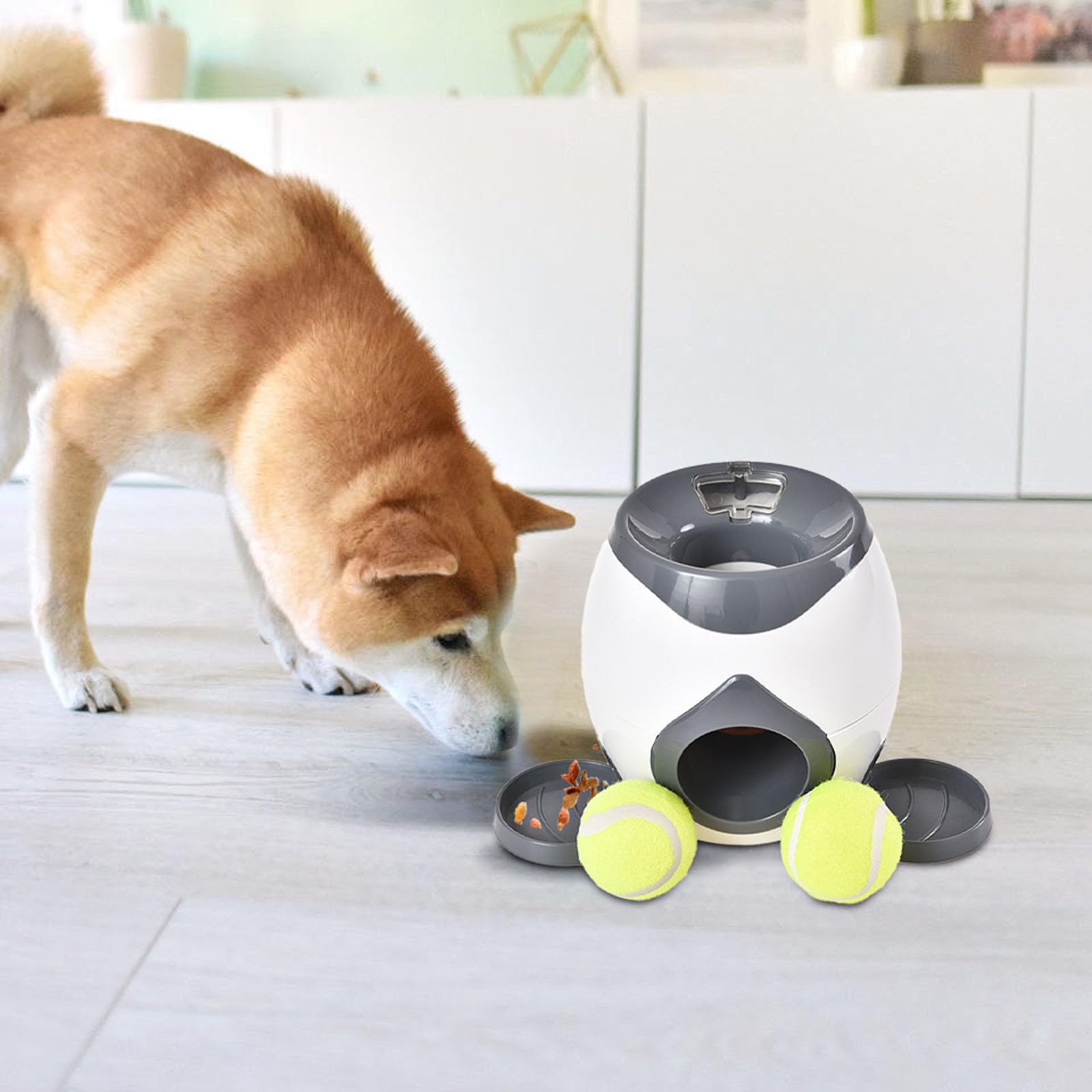 Dog Ball Launcher Automatic Automatic Dog Ball Launcher With Food ...