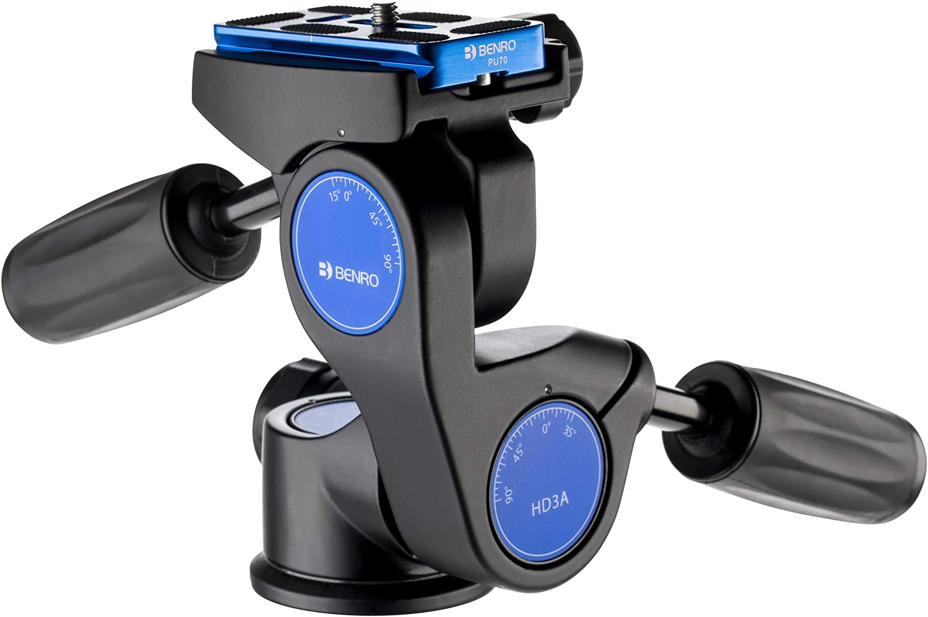 Amazon.com : K&F Concept 3-Way Geared Tripod Head, Millimeter Micro ...