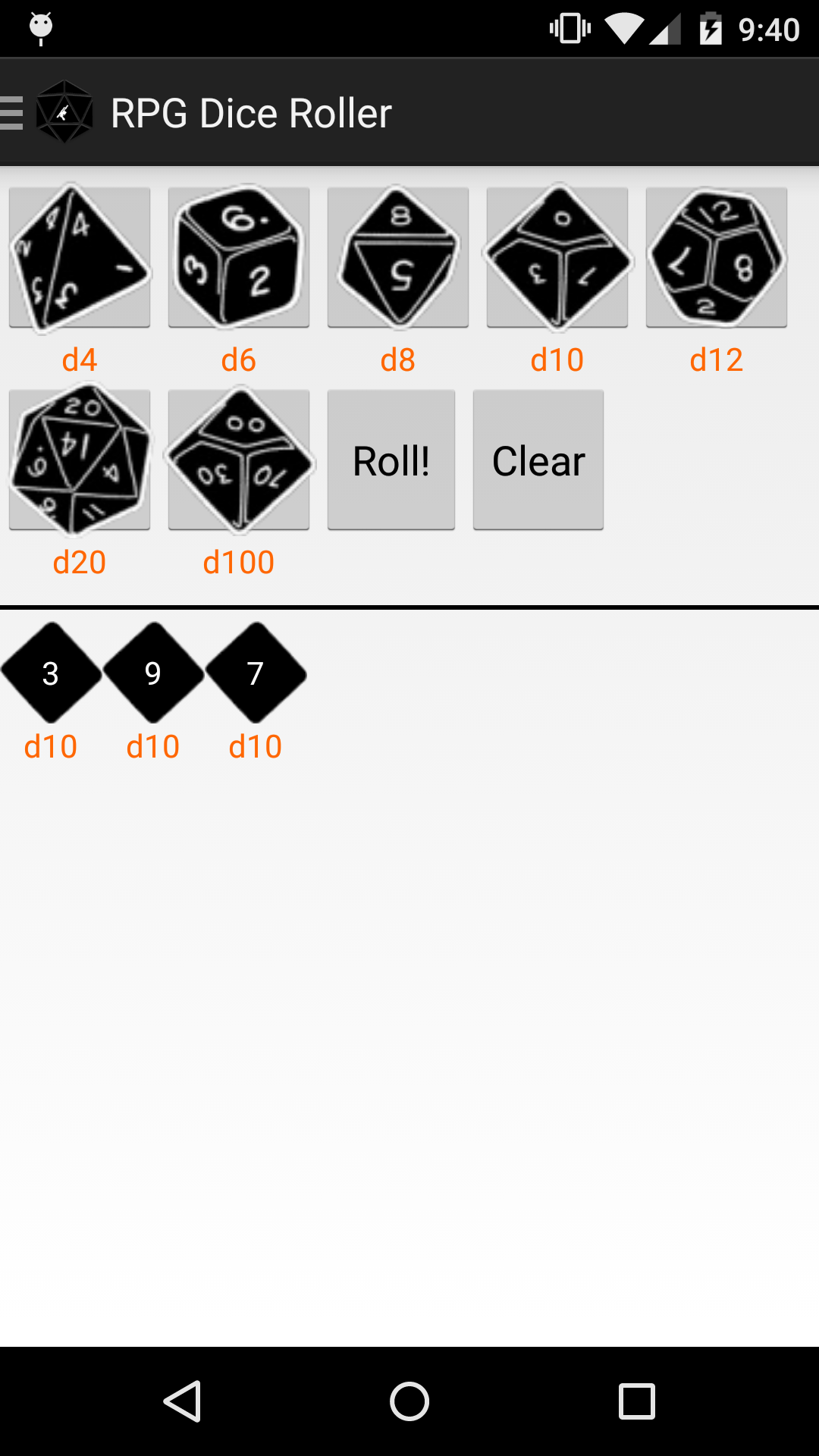 RPG Dice:www.amazon.com:Appstore for Android