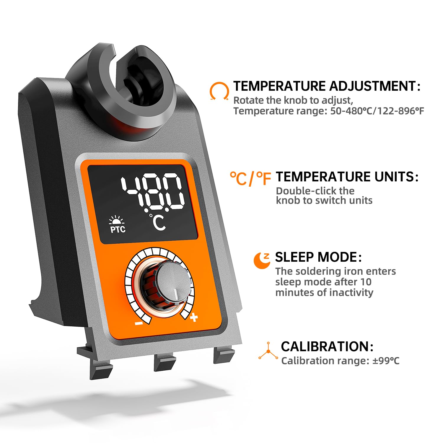 Snapklik.com : Digital Soldering Iron Station Kit, 2 Auxiliary Clamps ...