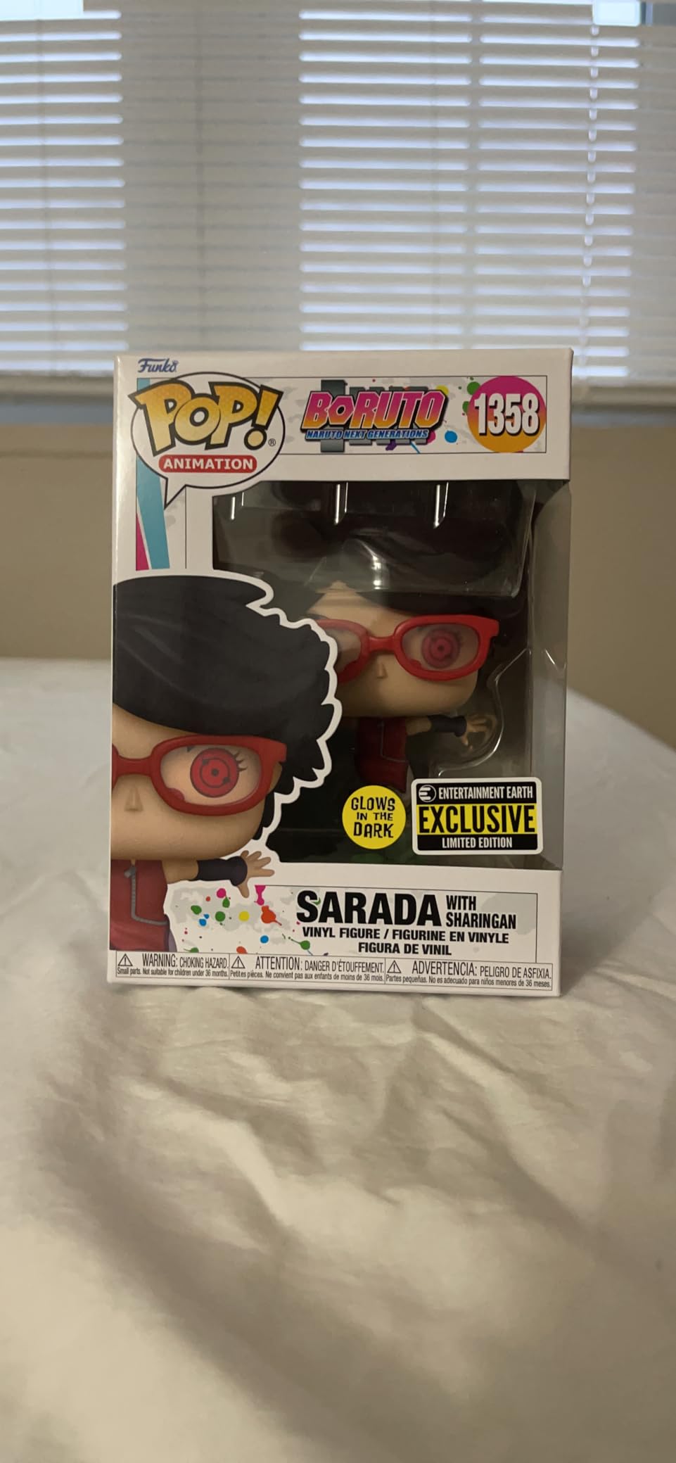 Amazon.com: Funko Pop! Animation: Boruto - Sarada with Sharingan (Glow ...