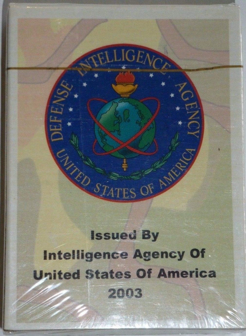 TGC IRAQ IRAQ'S MOST WANTED PLAYING CARDS DECK SADDAM HUSSEIN WAR RARE ...