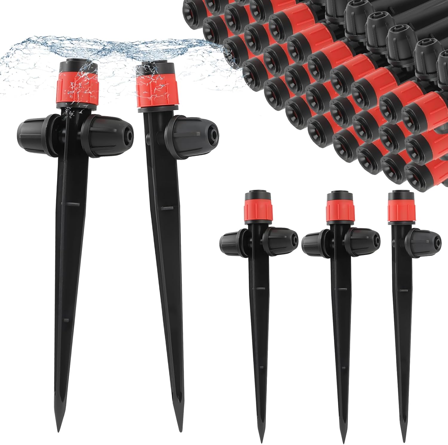 Amazon.com : 35PCS Double-Head Drip Irrigation Emitters, Kalolary ...