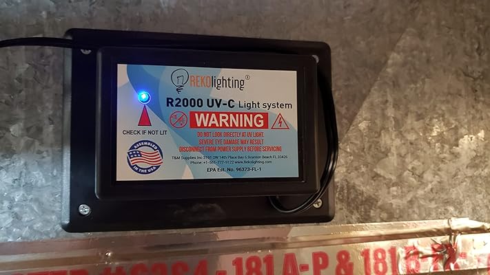 Buy REKO Lighting R2000 Air Purifier Whole House Uv uvc Light in Duct for HVAC Ac (Air ...