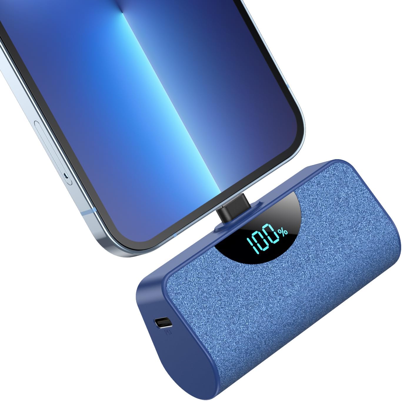 Amazon.com: Small Portable Charger for iPhone 5200mAh, Compact 20W PD ...