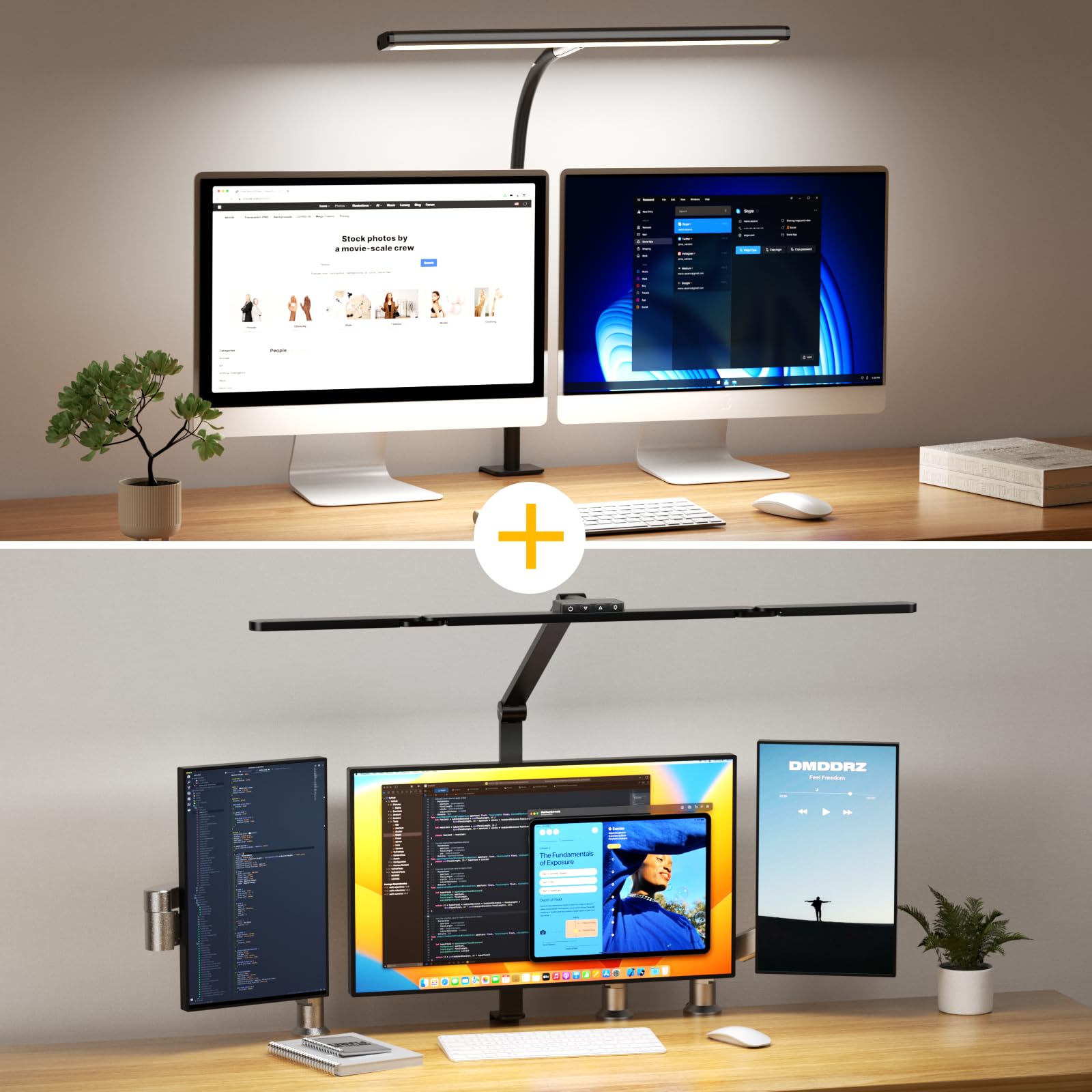 Airlonv LED Desk Lamp with New Version (Black, 2023 Version and 2024 ...
