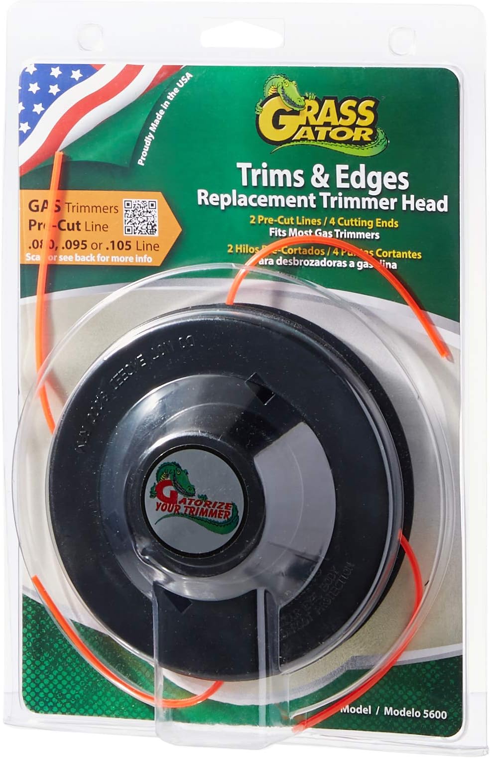 Amazon.com: Trimmer Head -Patented - USA Made String Trimmer Head Fits ...