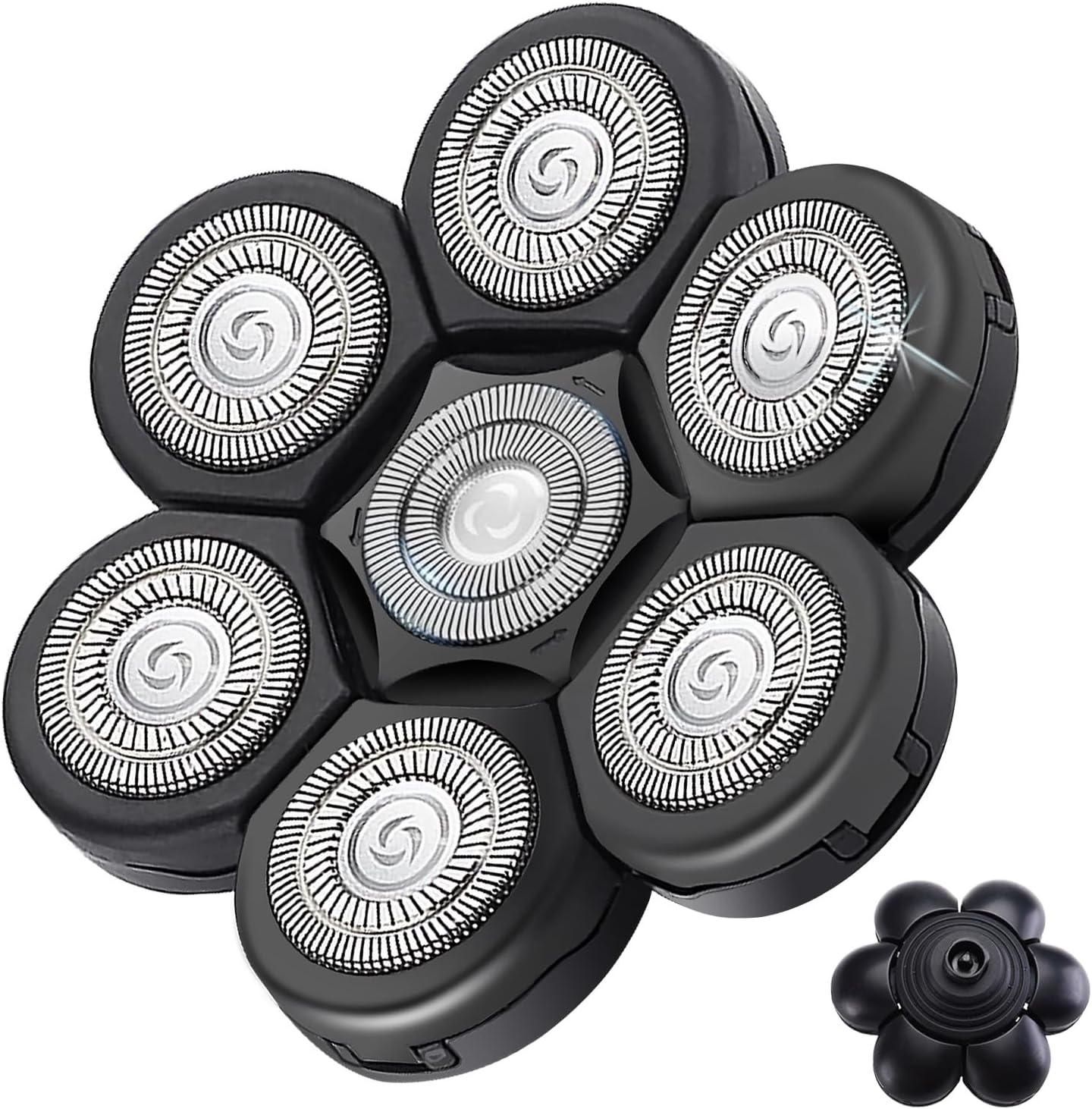 Amazon.com: Electric Razor Replacement Blades, 7 Heads Wet Dry Beard ...