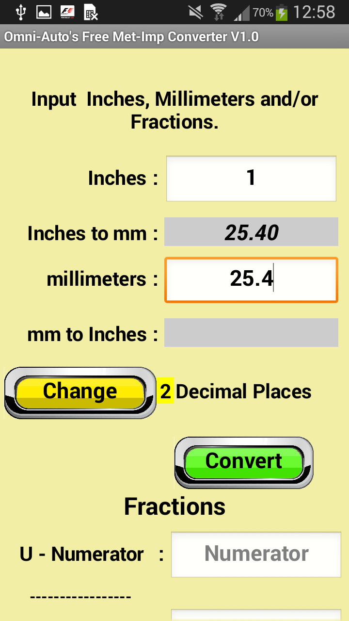 Met-Inch Converter Free - App on Amazon Appstore