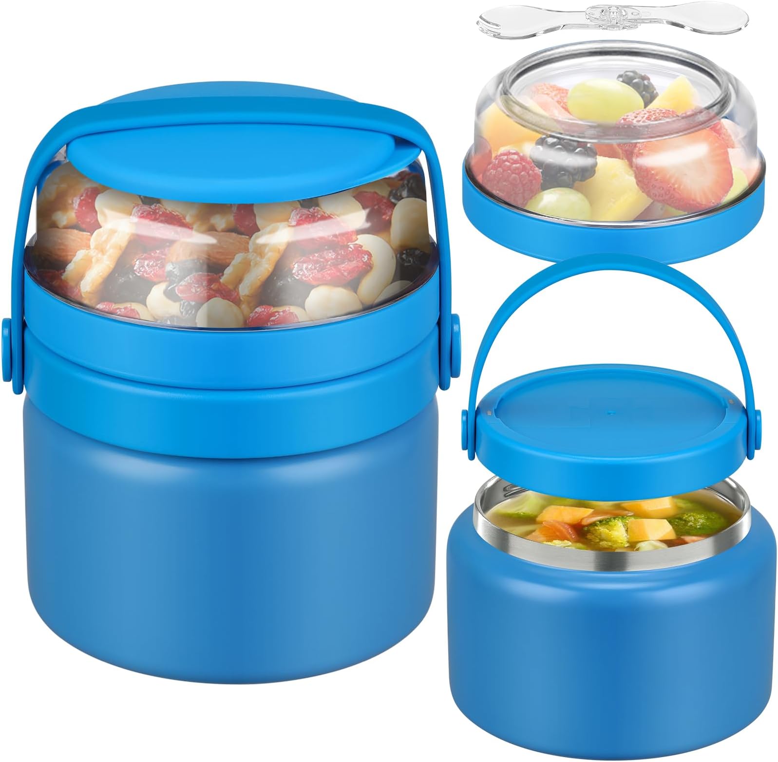 Amazon.com: JXXM 8 Oz Thermo Food Jar for Hot & Cold Food for Kids ...