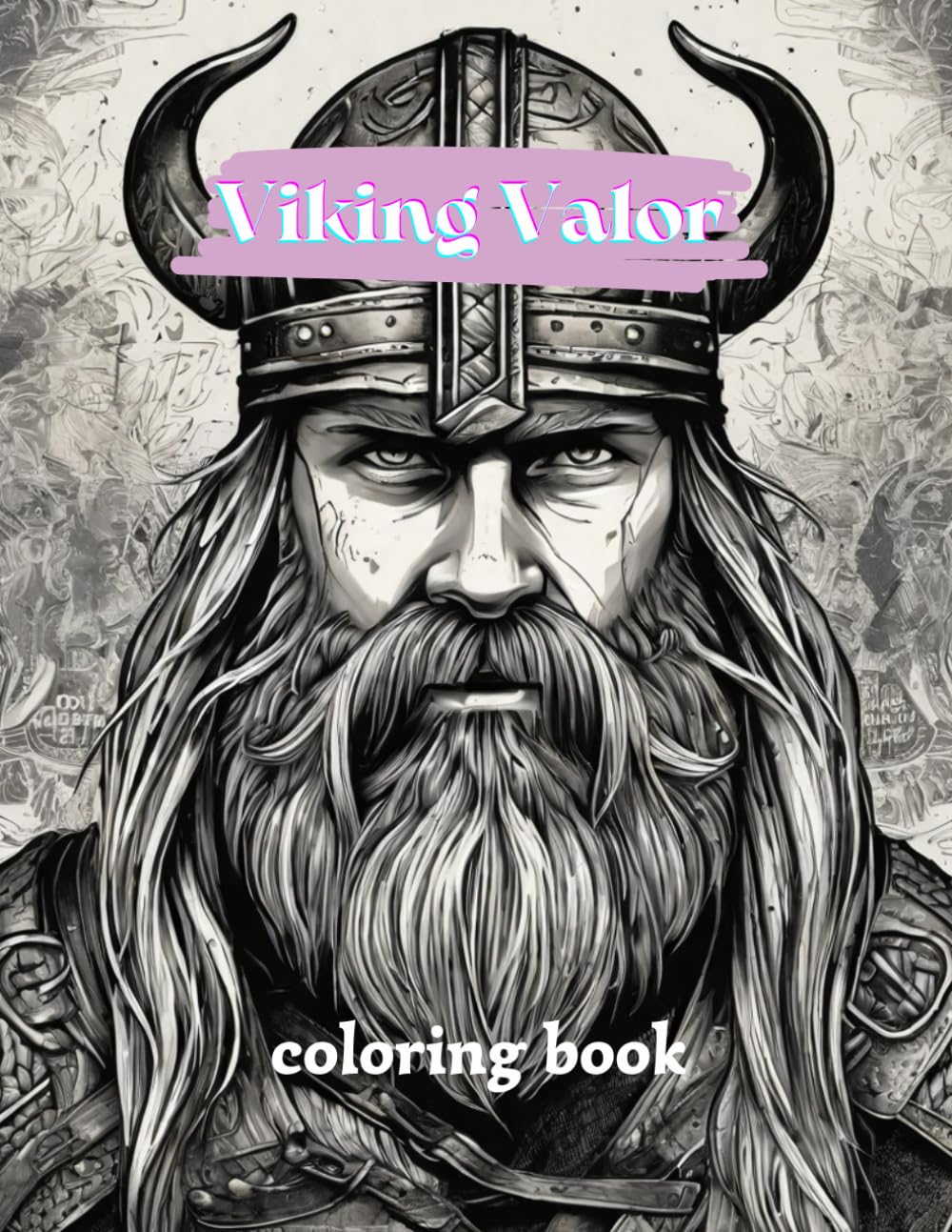Viking Valor Coloring Book Celtic Norse Warriors Valhalla Runes Viking ...