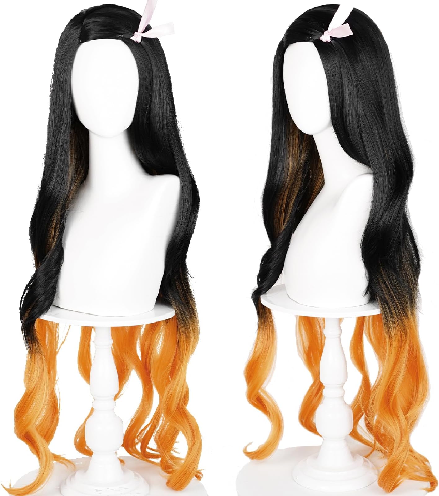 Amazon.com: SL Anime Wig for Kochou Shinobu Cosplay Costume DS ...