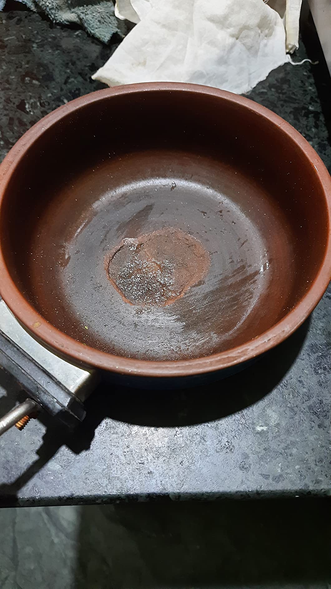 VAGHBHATT Clay Frypan, Clay Pottery Frying Pan with Handle for Frying ...