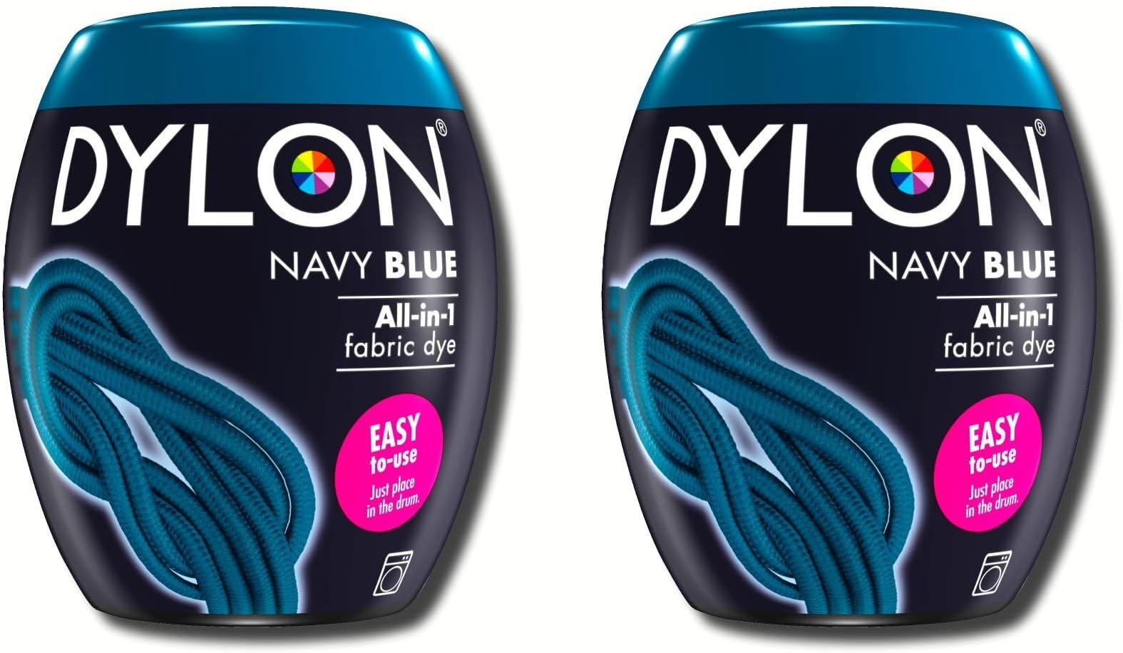 Dylon New 350g Navy Blue Machine Dye Pod 2 Pack : Amazon.co.uk: Home ...
