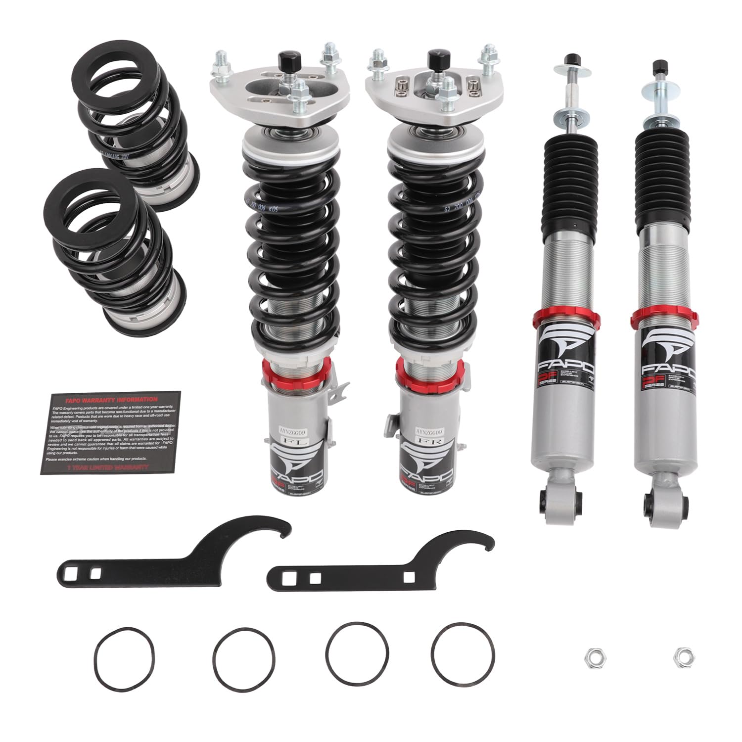 BC Racing Coilovers FAPO Coilover Adjustable Height For Honda Civic ...