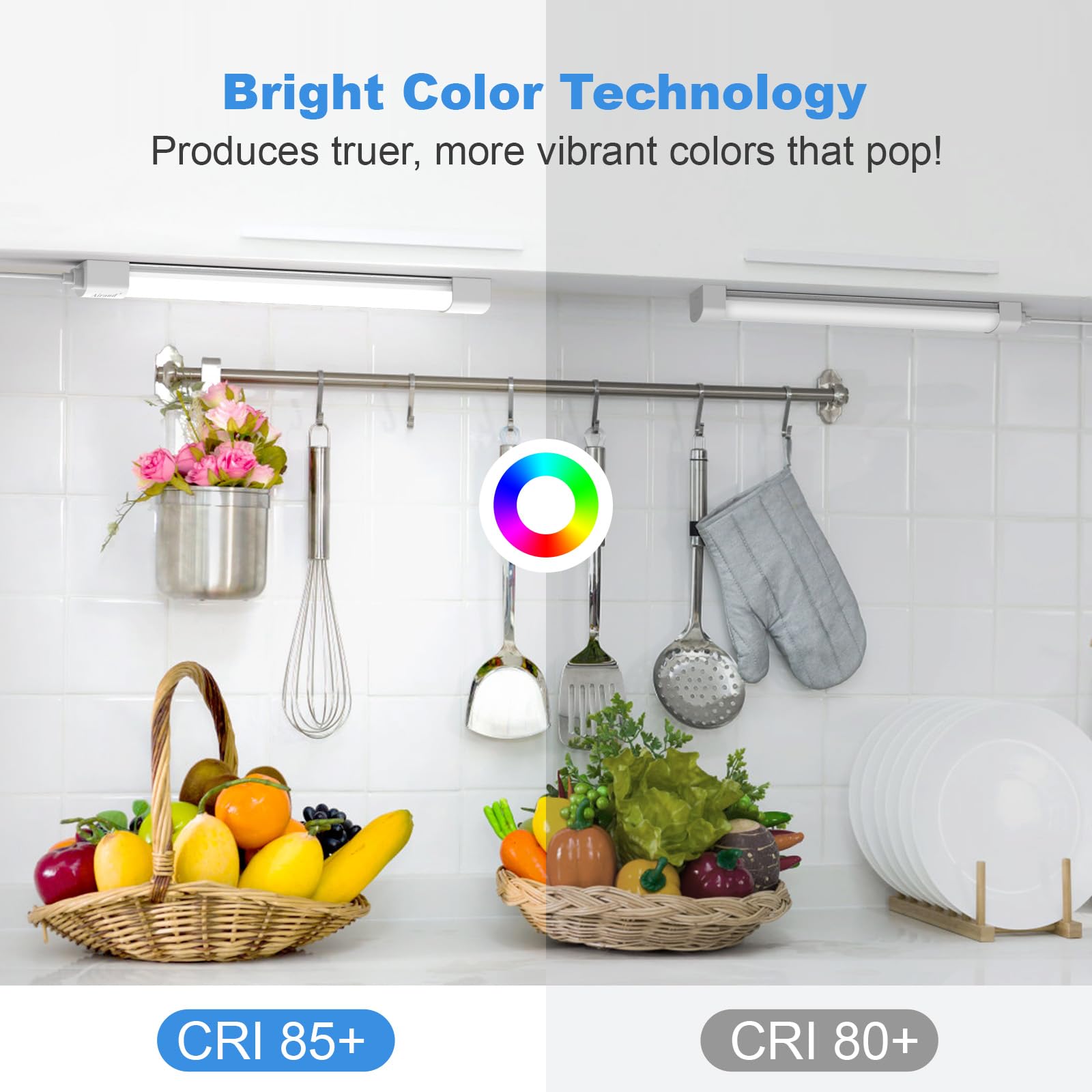 Snapklik.com : Airand Plug In Ceiling Light Fixtures, 16W 1.43FT Plug ...