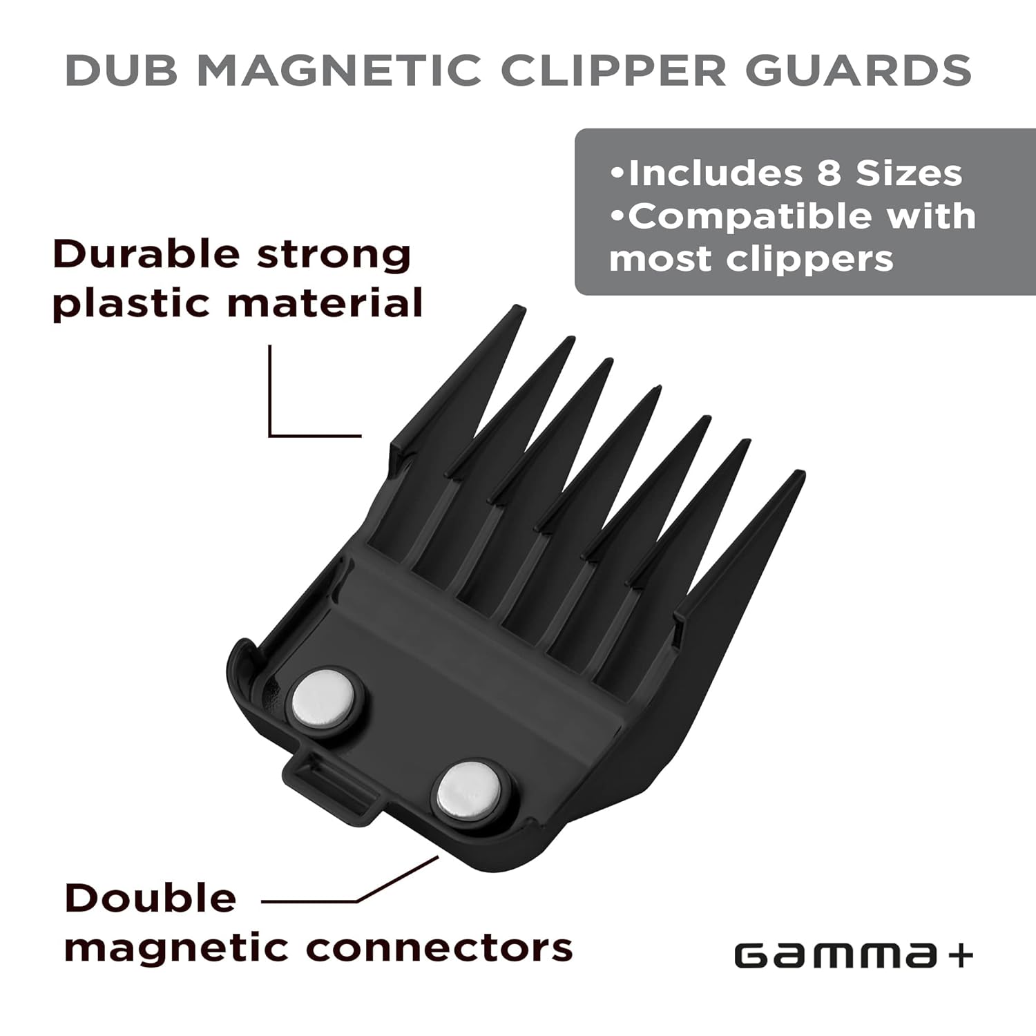Professional Dub Magnetic Hair Clipper Guards from 1/16 to 3/4′ Premium ...