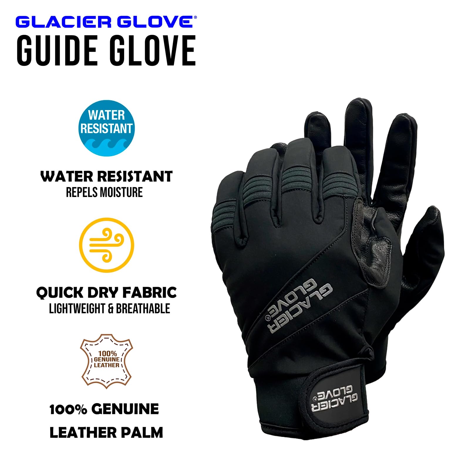 Decoy Gloves Glacier Glove Unisex Guide Water-Resistant Lightweight ...