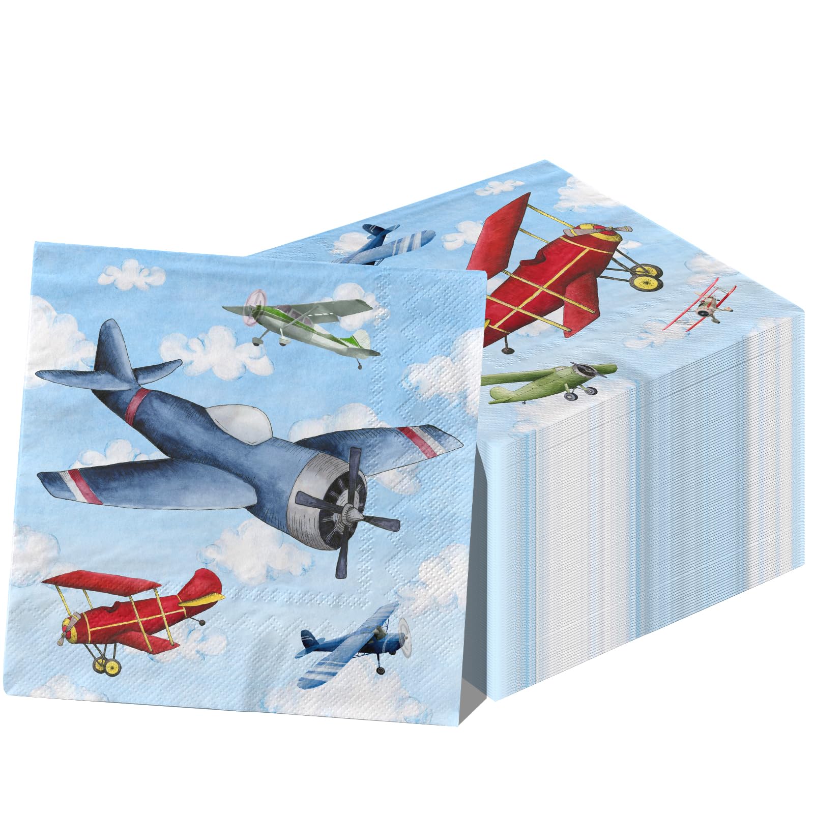Amazon.com: 40pcs Airplane Party Decorations Airplane Party Napkin ...