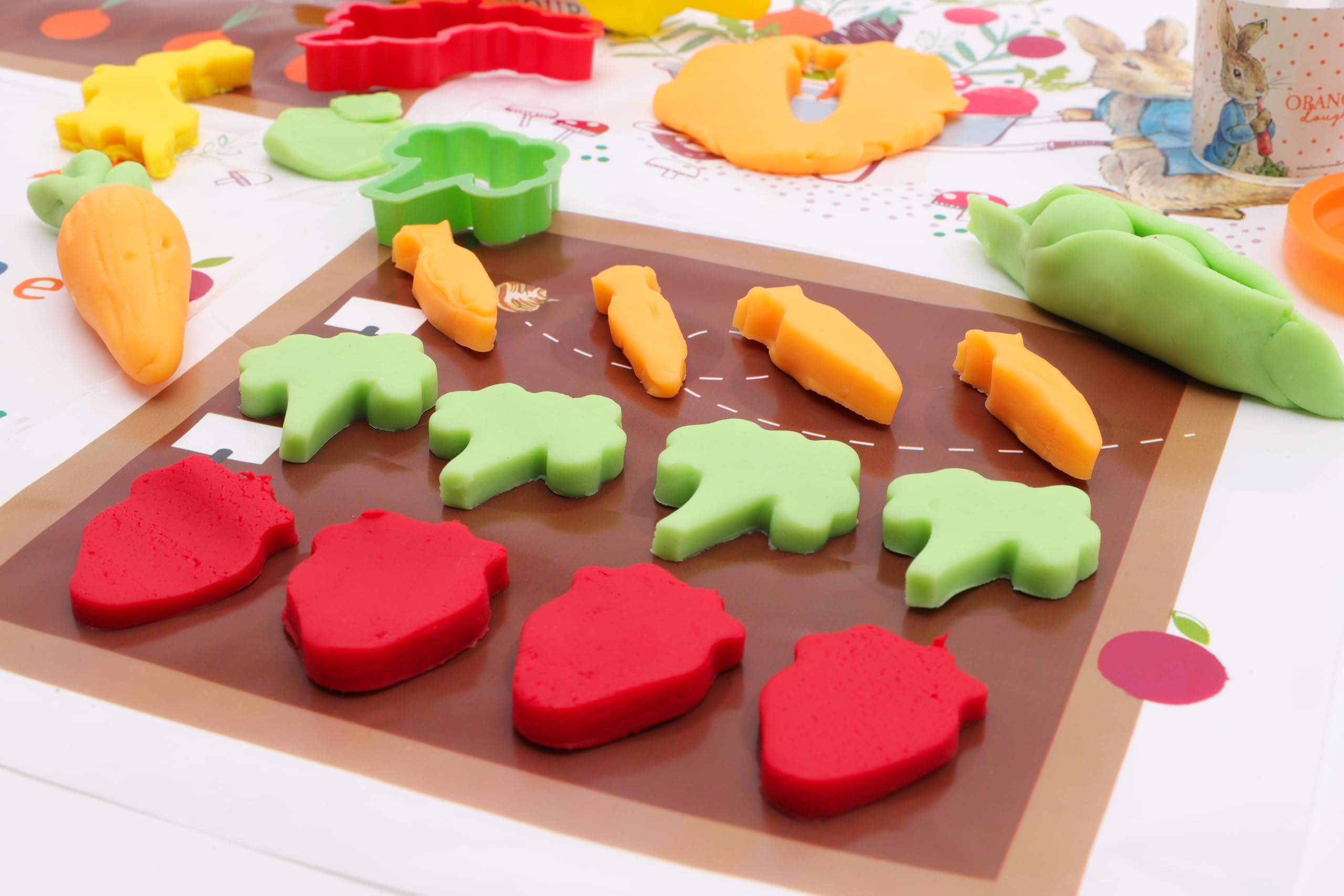 Easter Bunnies Play Dough Crafts For Toddlers