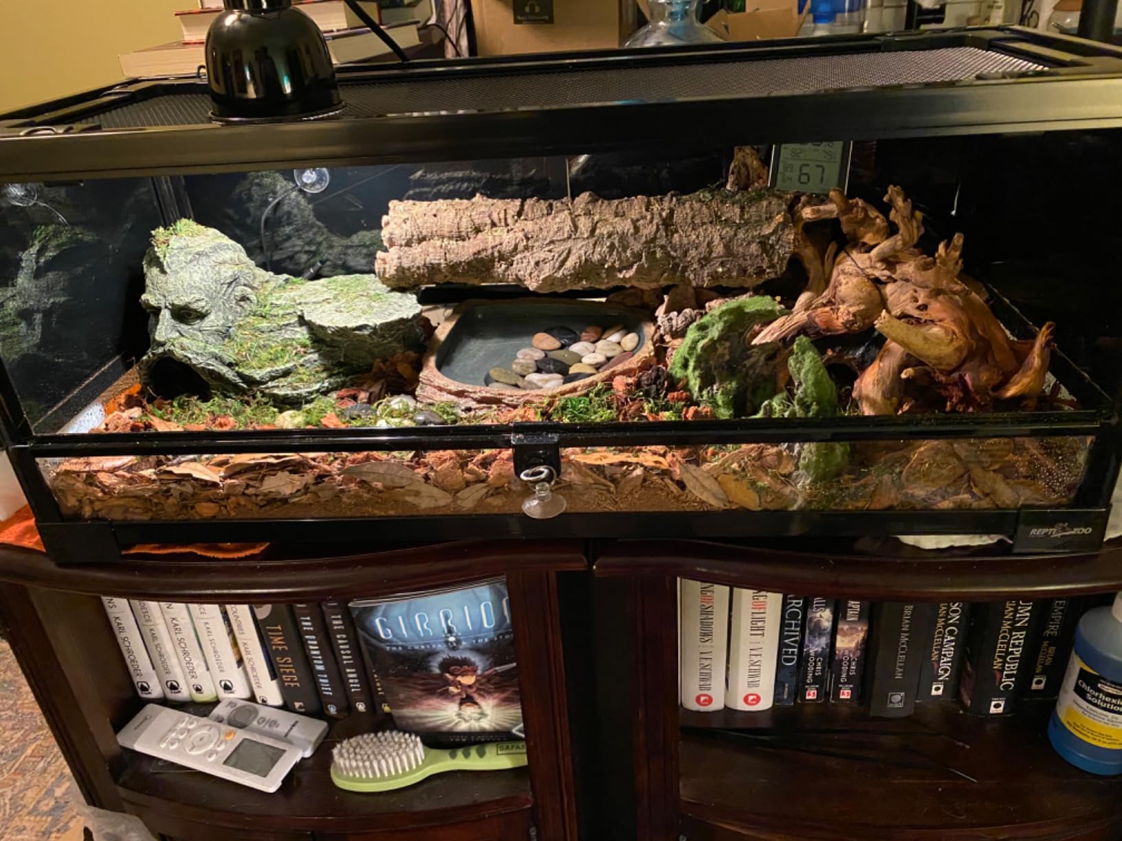 $26/mo - Finance REPTI ZOO Full Glass 20 Gallon Reptile Tank, Front ...