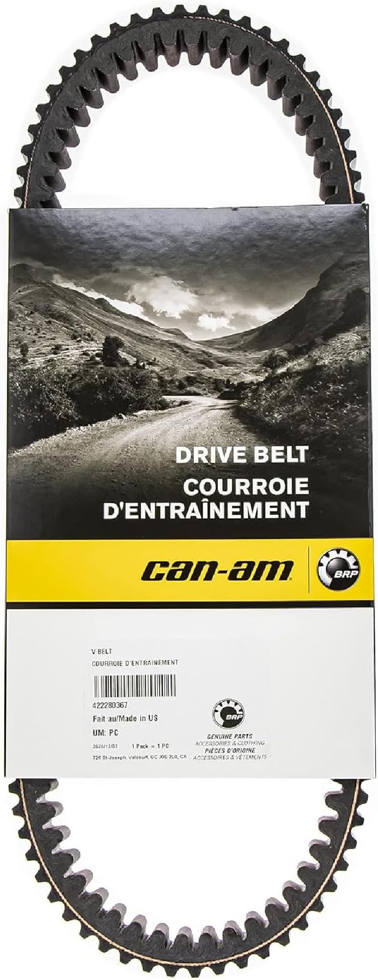 Amazon.com: Can-Am New OEM Drive Belt 2016-2020 Defender/Maverick ...