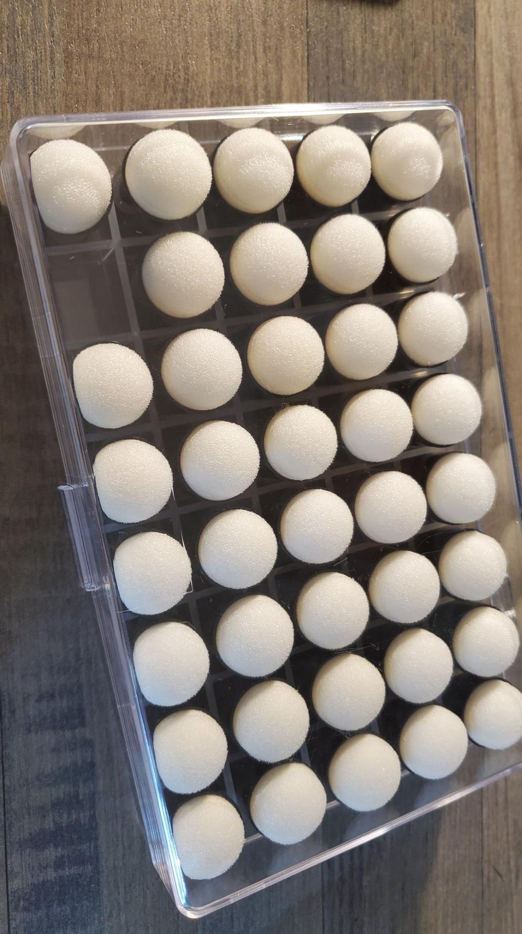 Amazon.com: 40 Pack of Sponge Daubers for Stamping with Storage Box ...