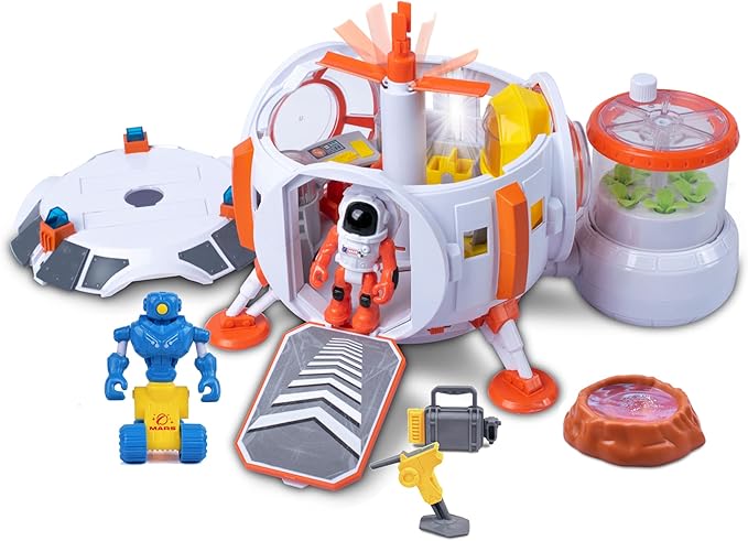 Amazon.com: ASTRO VENTURE Mars Base, Mars Mission Space Station Toy for ...