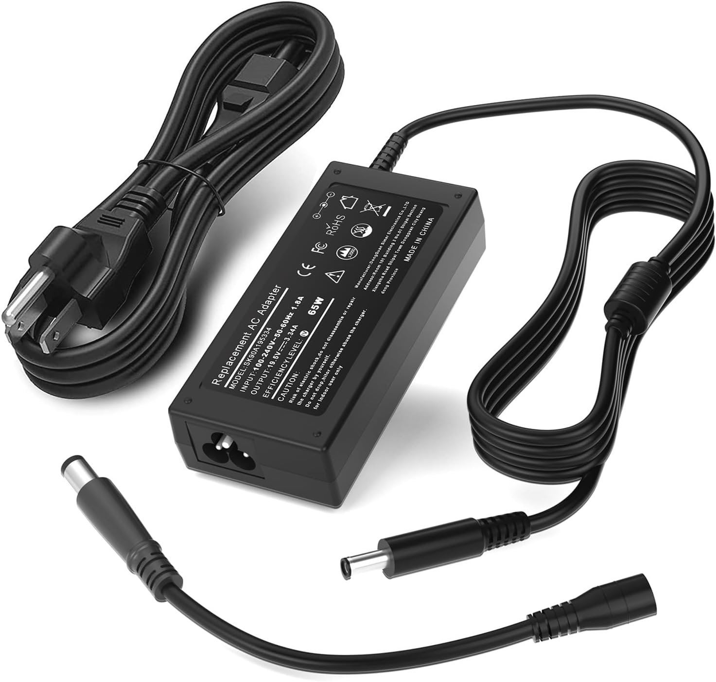 Amazon.com: Adaptake 65W Laptop Charger Compatible with Dell Latitude ...