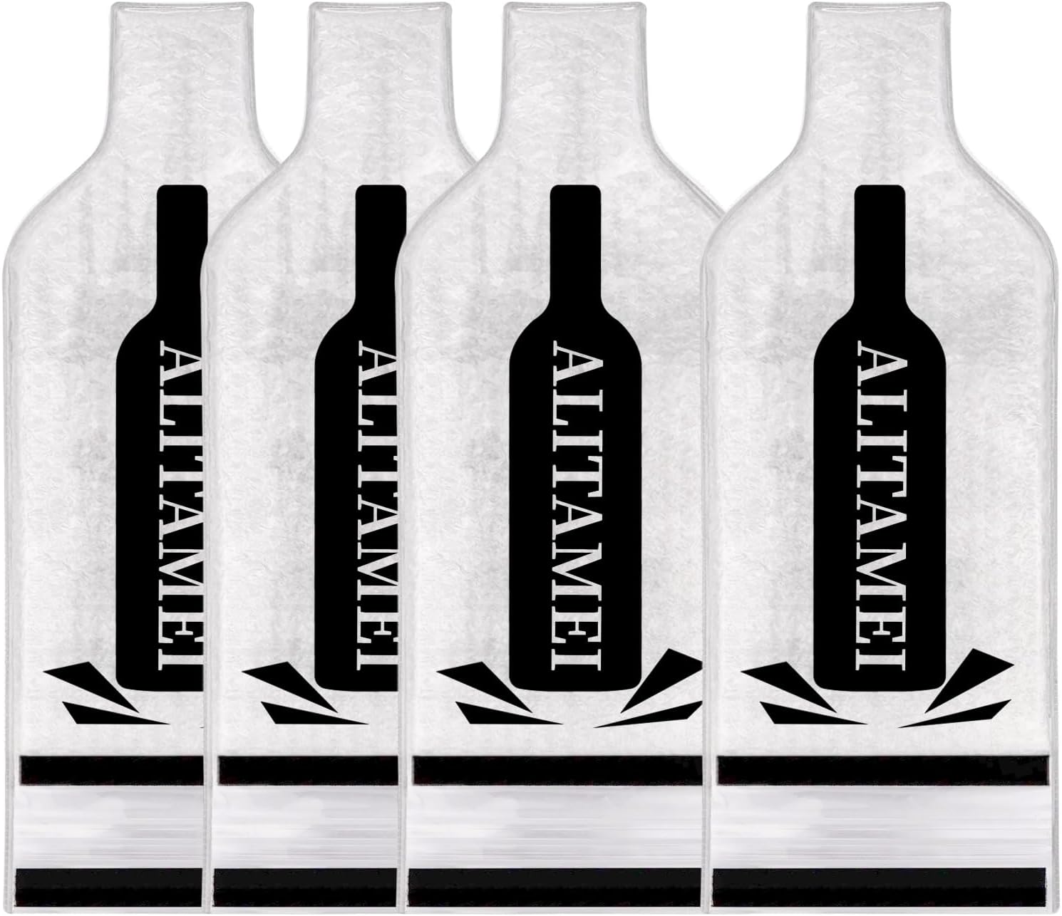 Amazon.com: Alitamei Reusable Wine Bag for Trave(4pack), Car Airplane ...