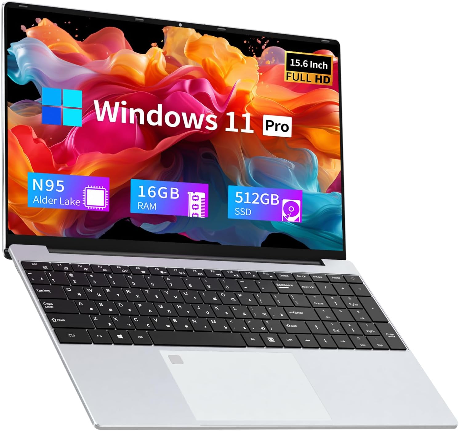 Wexultor Ordinateur Portable 15,6 Pouces, PC Portable Core I5 ...